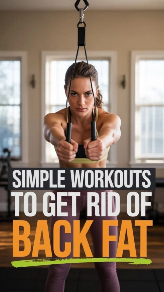 Losing Back Fat at Home – Exercise